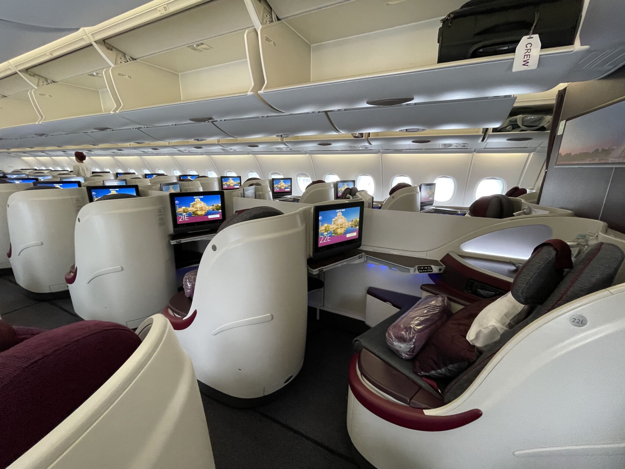 Review: Qatar Airways A380 Business Class (LHR-DOH) - The Alviator