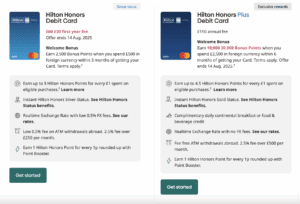 Earn Hotel Points From Debit Card Spending Using The UK Hilton Honors ...