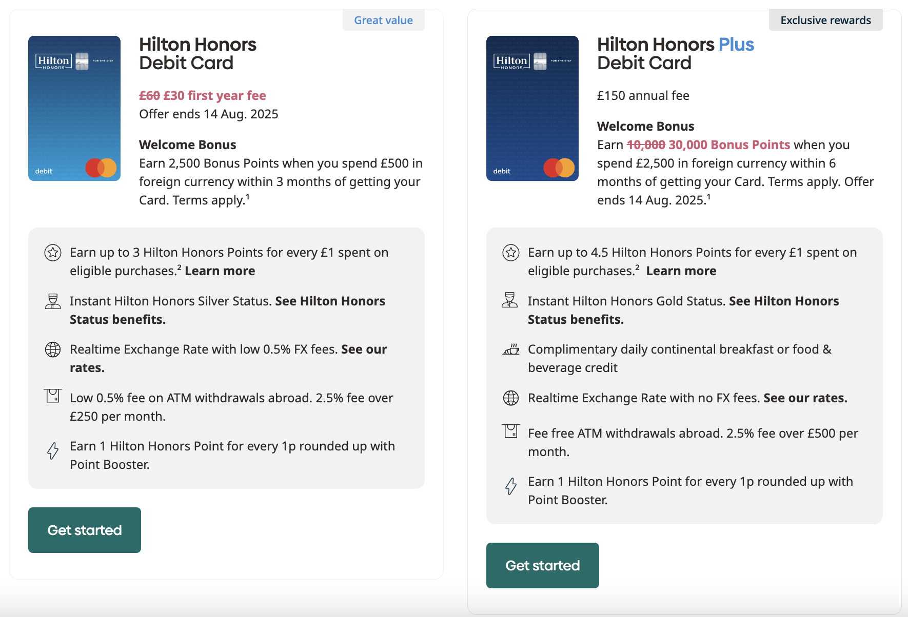 Earn Hotel Points From Debit Card Spending Using The UK Hilton Honors ...